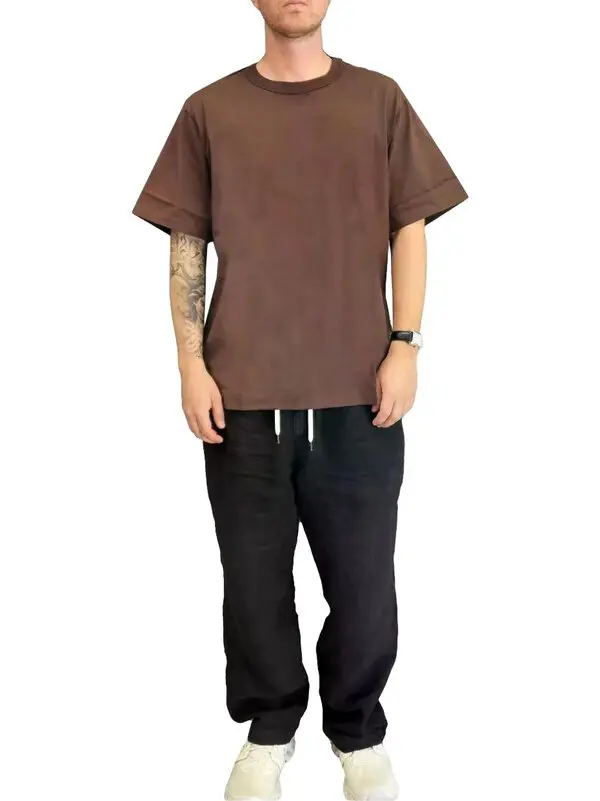 ATOMO FACTORY Cotton Polo Shirt - Brown