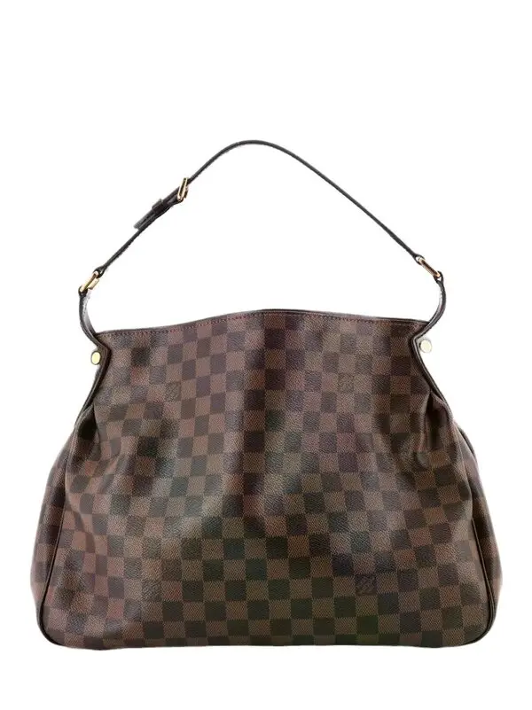 LOUIS VUITTON Damier Hobo Bag - Brown
