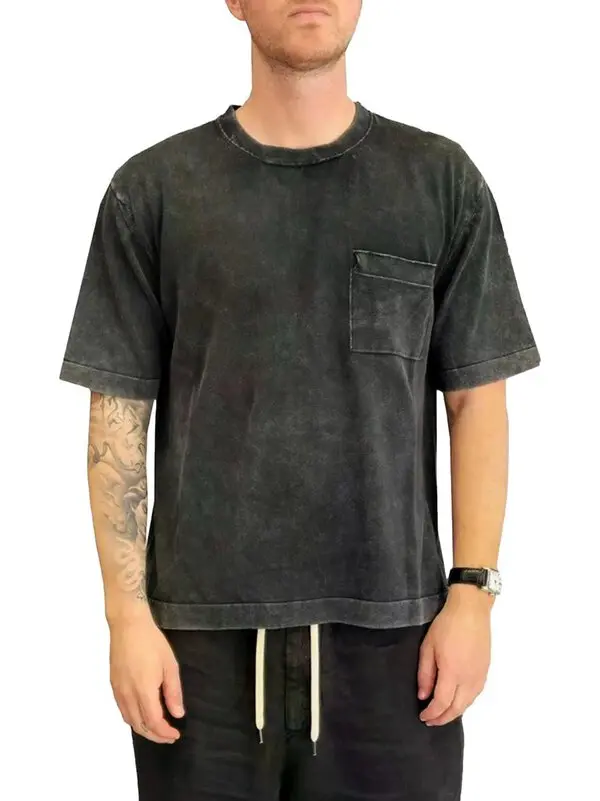 ATOMO FACTORY Cotton T-shirt - Black