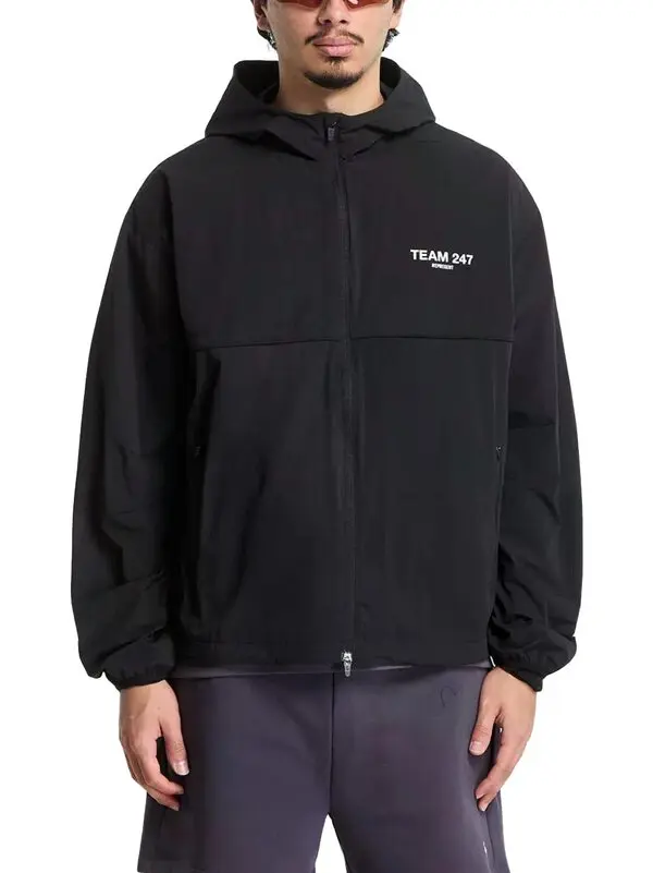 REPRESENT 247 Team Zip-up Hooded Track Jacket - Black
