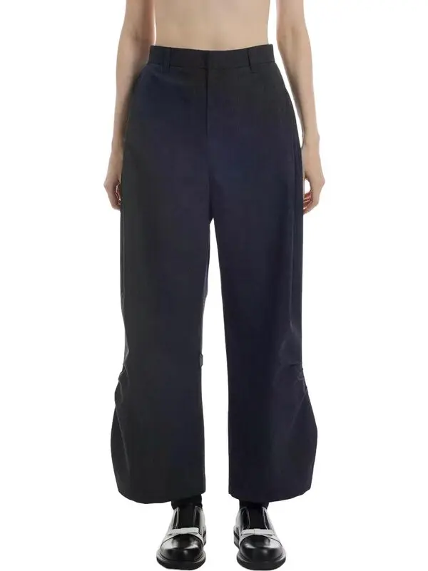 ADER ERROR Pleated Detail Wide-leg Trousers - Grey