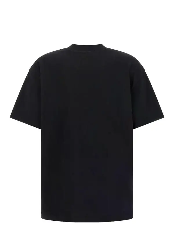 Off-White Logo Print Cotton T-shirt - Black
