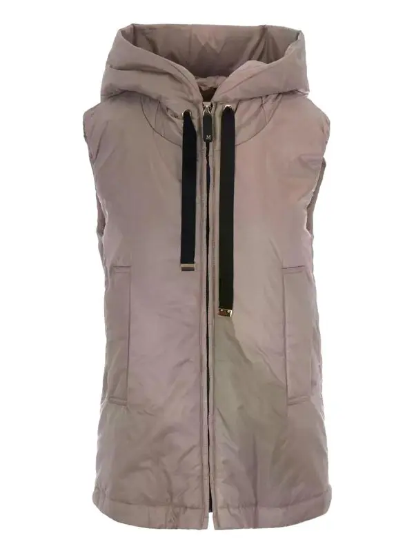 Max Mara Hooded Gilet - Neutrals