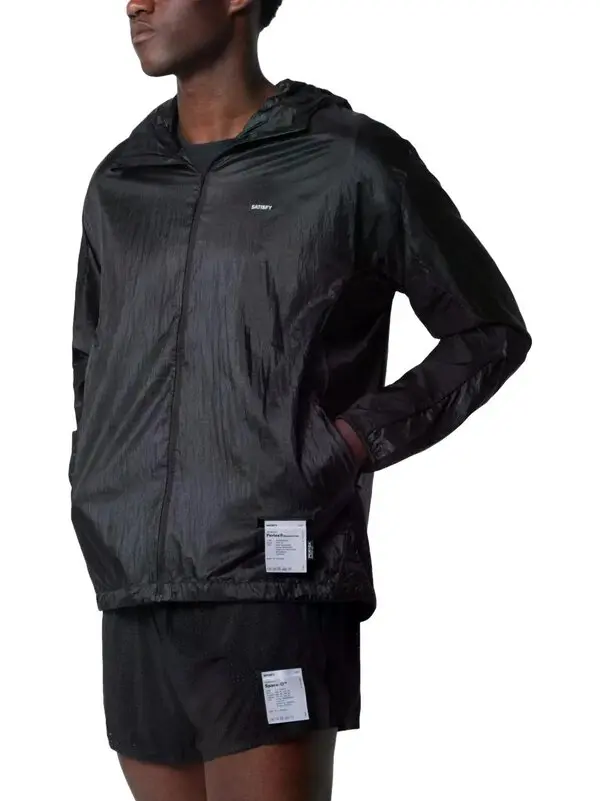 Satisfy Pertex Diamond Fuse Windbreaker Jacket - Black
