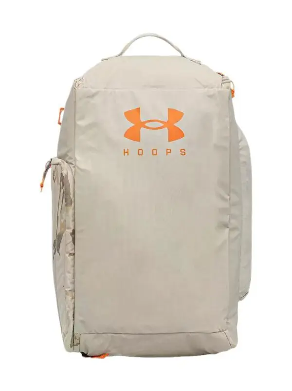 Under Armour Camo-print Logo-print Holdall - Neutrals