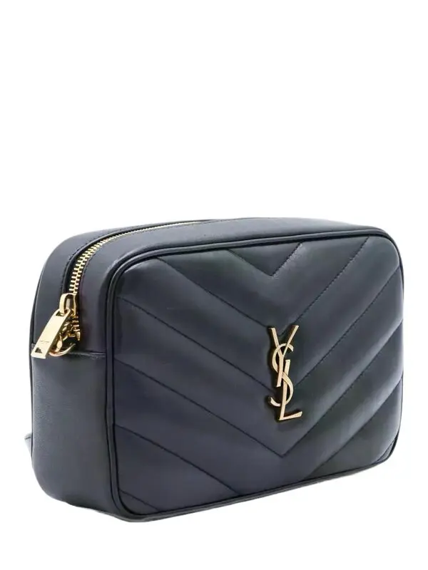 Saint Laurent Quilted Leather Shoulder Bag - Black