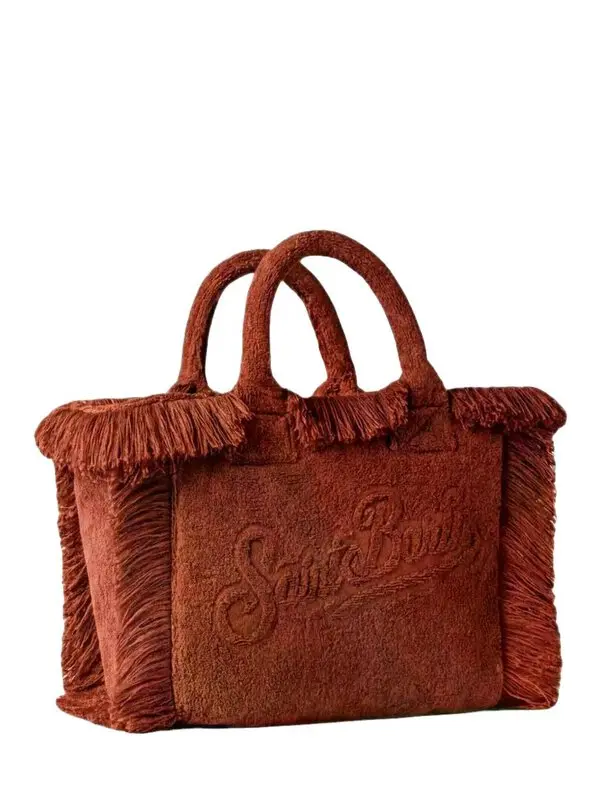 MC2 SAINT BARTH Colette Fringed-edge Tote Bag - Brown