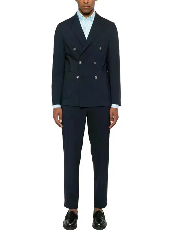 LUIGI BORRELLI Striped Shirt - Blue