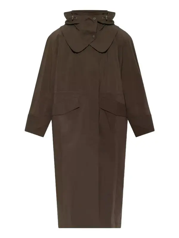 IRO PARIS Enyla Hooded Coat - Brown