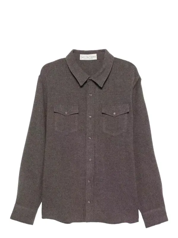 GOD'S TRUE CASHMERE Button-up Shirt - Grey