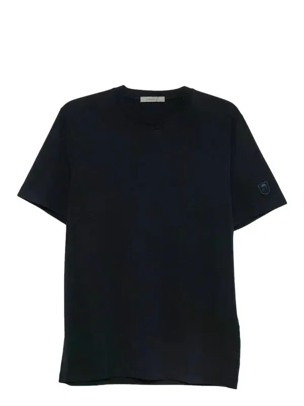 Corneliani Logo-patch T-shirt - Blue
