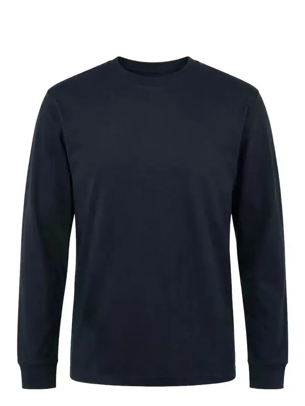 HANDVAERK Long-sleeve Crew-neck T-shirt - Blue