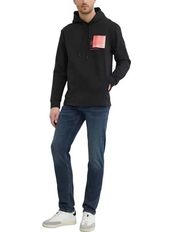 JOOP! Mitch Straight Leg Jeans With Logo Patch - Blue