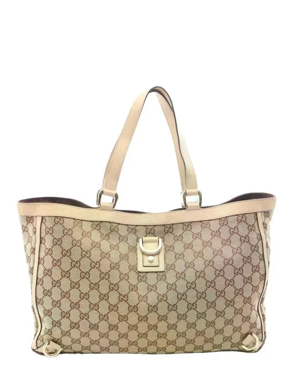 Gucci Gg Canvas Tote Bag - Neutrals
