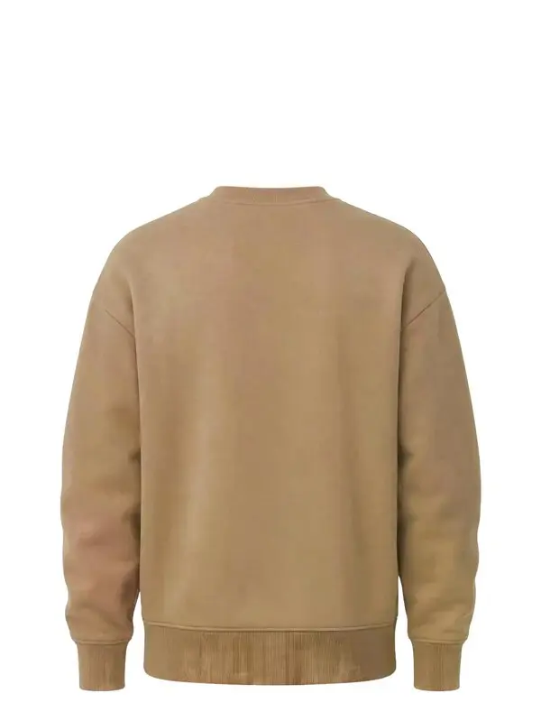 Hugo Logo Patch Crewneck Sweatshirt - Neutrals