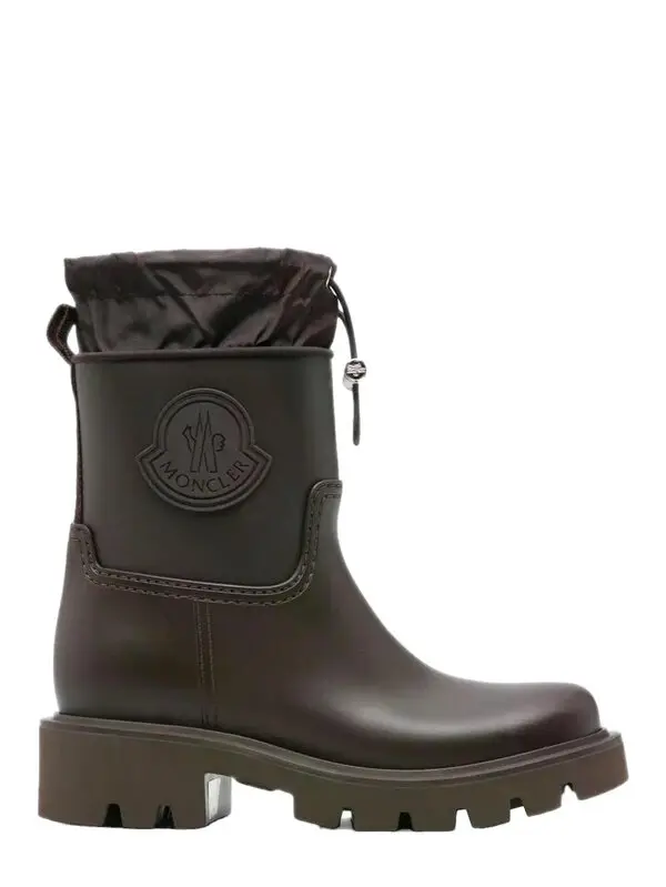 Moncler Drawstring Fastening Rain Boots - Brown