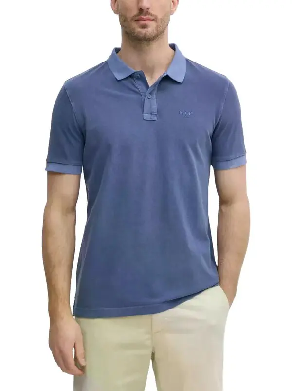 JOOP! Ambrosian Logo-embroidered Polo Shirt - Blue