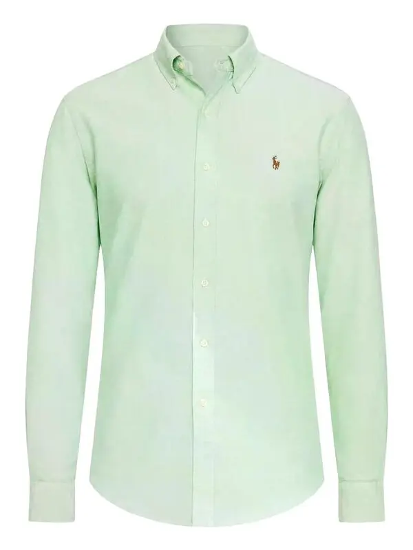 Polo Ralph Lauren Embroidered Long-sleeve Shirt - Green