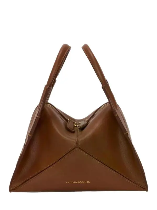 Victoria Beckham Mini Plié Tote Bag - Brown