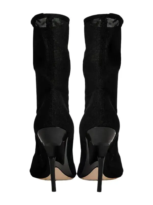 B1ARCHIVE Mesh Panelled Open-toe Sandals - Black