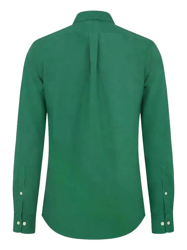 Polo Ralph Lauren Slim-fit Garment-dyed Shirt - Green
