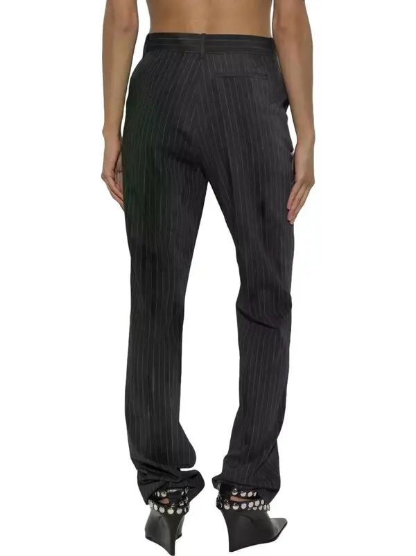 IRO PARIS Kepia Pinstripe Tailored Trousers - Grey