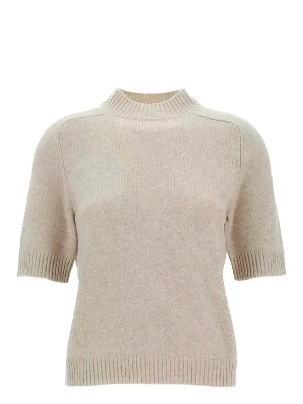 Loulou De Saison Ruth Short-sleeve Top - Neutrals