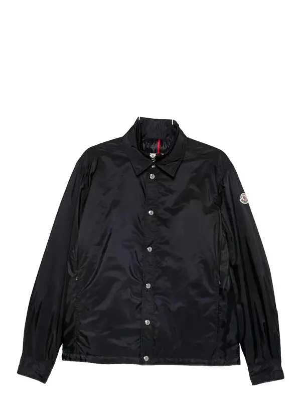 Moncler Meridelle Logo Patch Press-stud Jacket - Blue