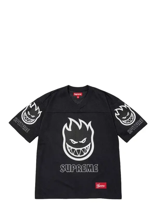 Supreme X Spitfire Short Sleeve T-shirt - Black