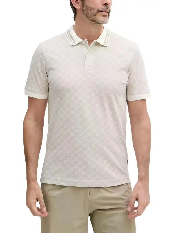 JOOP! Jessino Monogram-pattern Polo Shirt - Neutrals