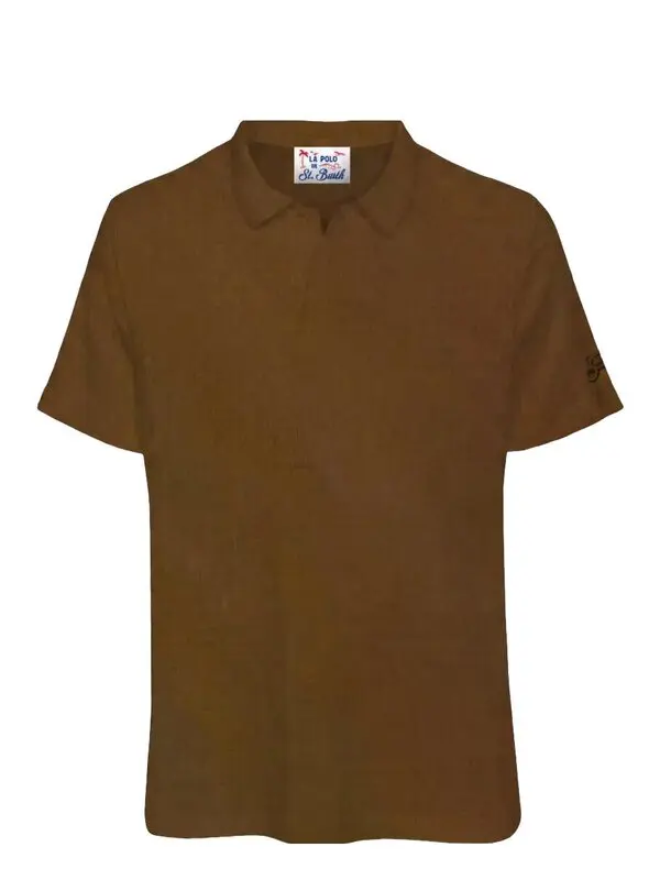 MC2 SAINT BARTH Fraser Short-sleeve Polo Shirt - Brown