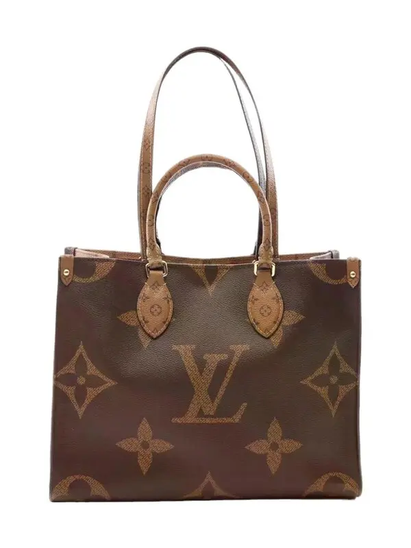 LOUIS VUITTON 2020 Mm On-the-go Two-way Handbag - Brown