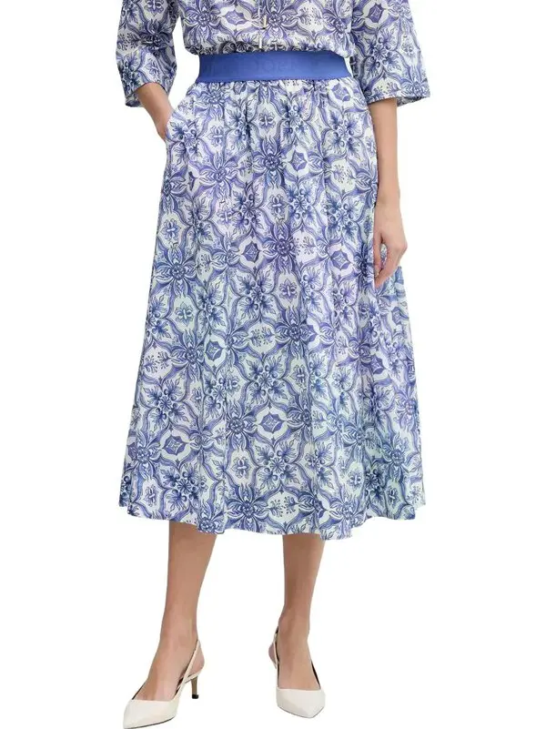 JOOP! A-line Midi Skirt - White