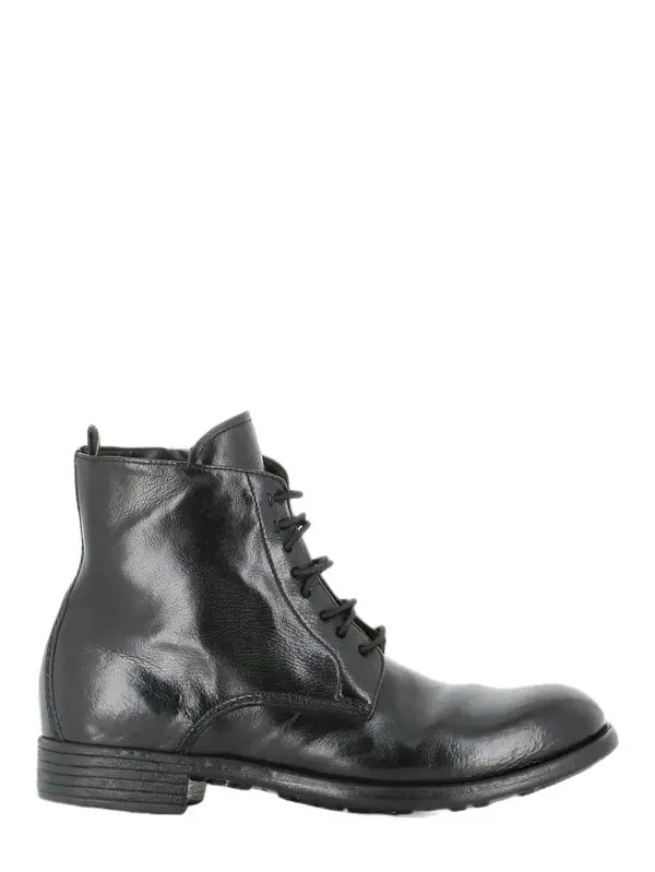 Officine Creative Lace-up Ankle Boots - Black