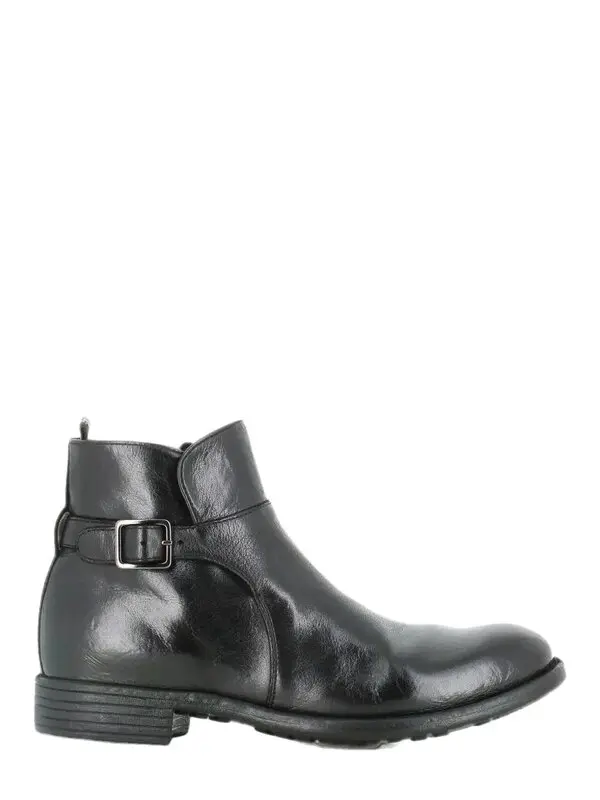 Officine Creative Calitxe 008 Buckle Ankle Boots - Black