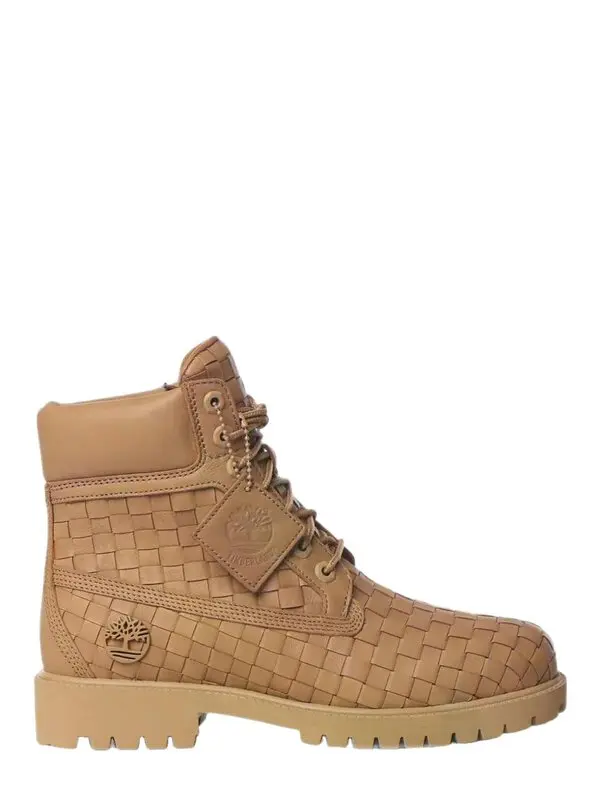 Timberland Woven Leather Lace-up Boots - Neutrals