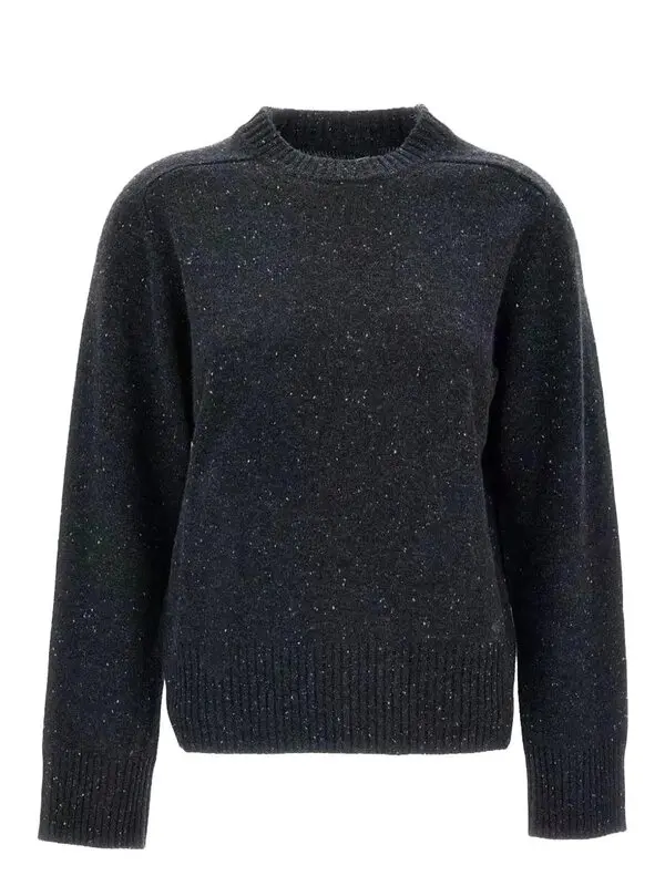 Loulou De Saison Flecked Crew Neck Sweater - Grey