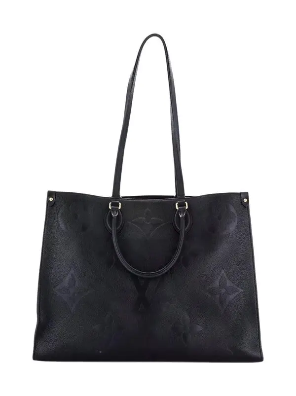 LOUIS VUITTON Onthego Monogram Empreinte Giant Gm Tote Bag - Black