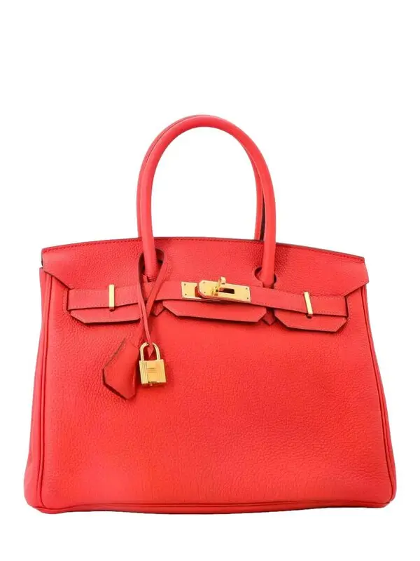 Hermès Birkin Togo 30 Tote Bag - Red