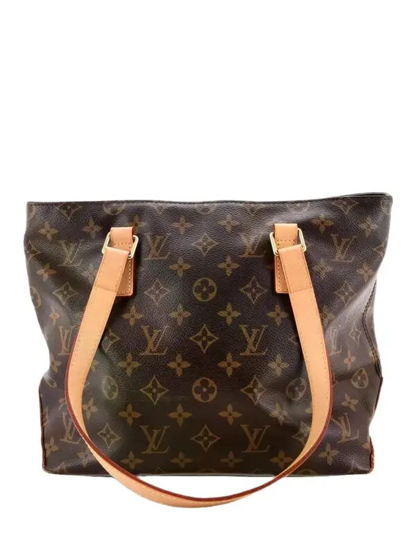 LOUIS VUITTON Cabas Piano Monogram Canvas Tote Bag - Brown