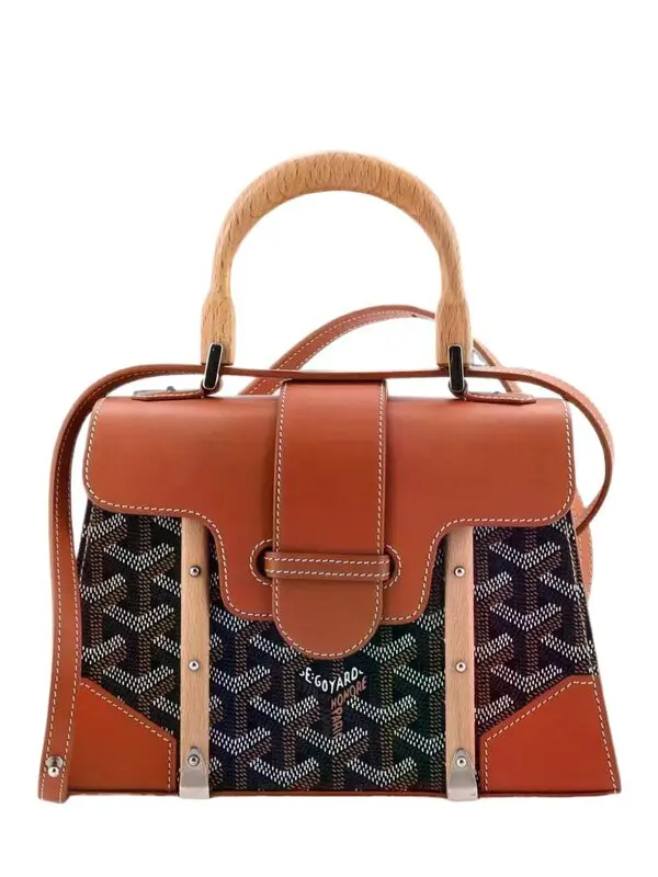 Goyard Structured Saigon Top Handle Bag - Black