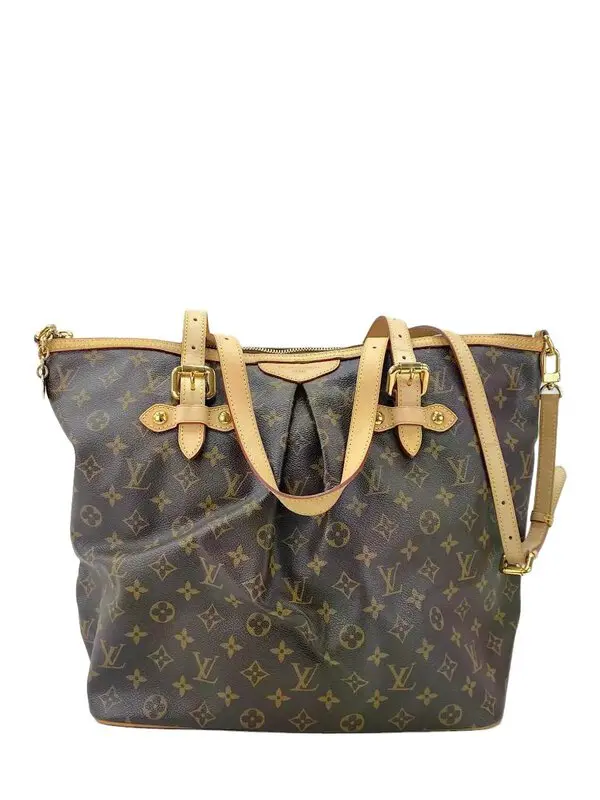 LOUIS VUITTON Palermo Gm Monogram Shoulder Bag - Brown