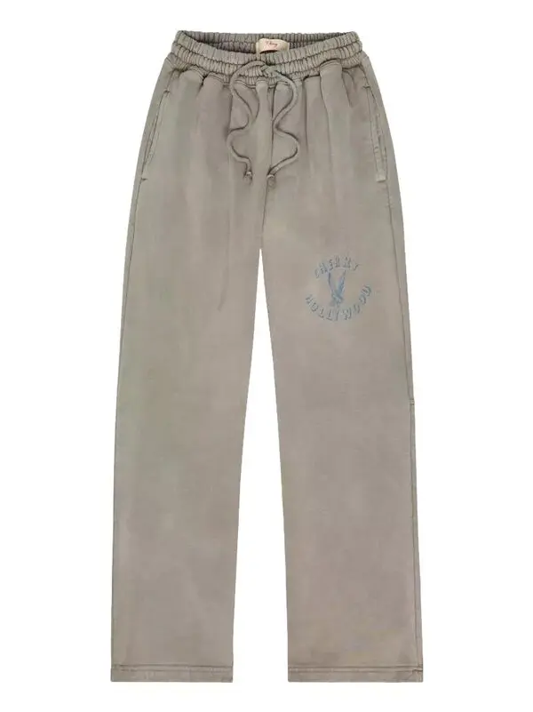 CHERRY LA Logo Print Track Pants - Grey