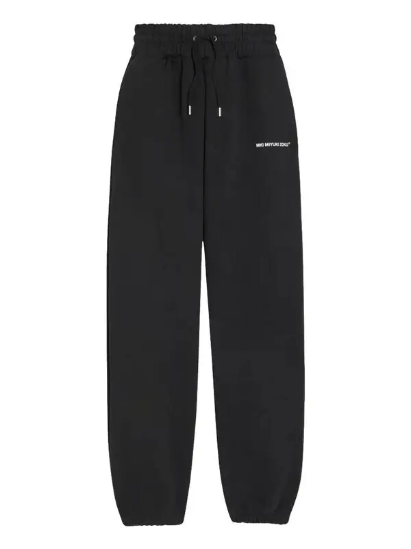 MKI MIYUKI ZOKU Uniform Drawstring Track Pants - Black