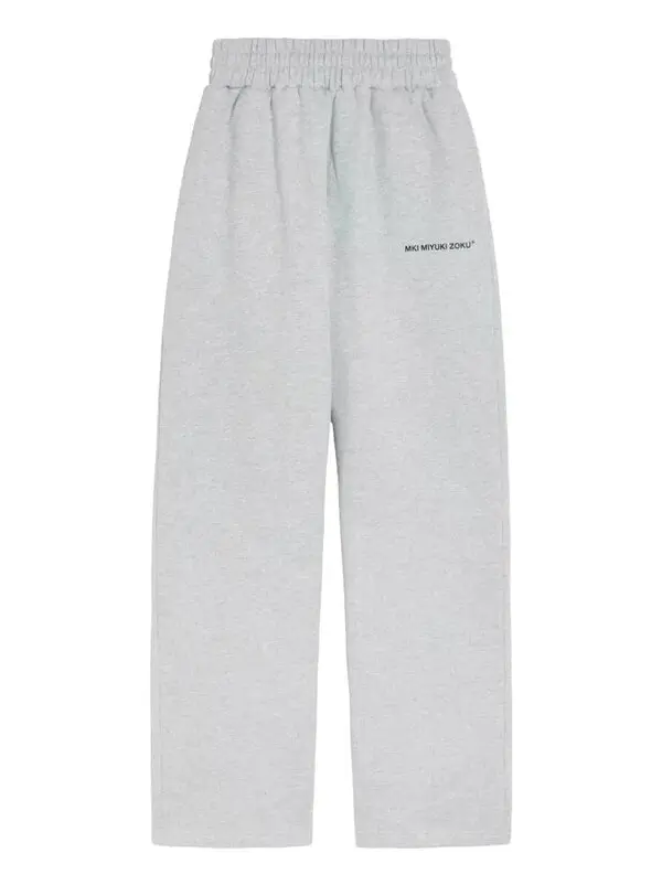 MKI MIYUKI ZOKU Logo-print Track Pants - Grey