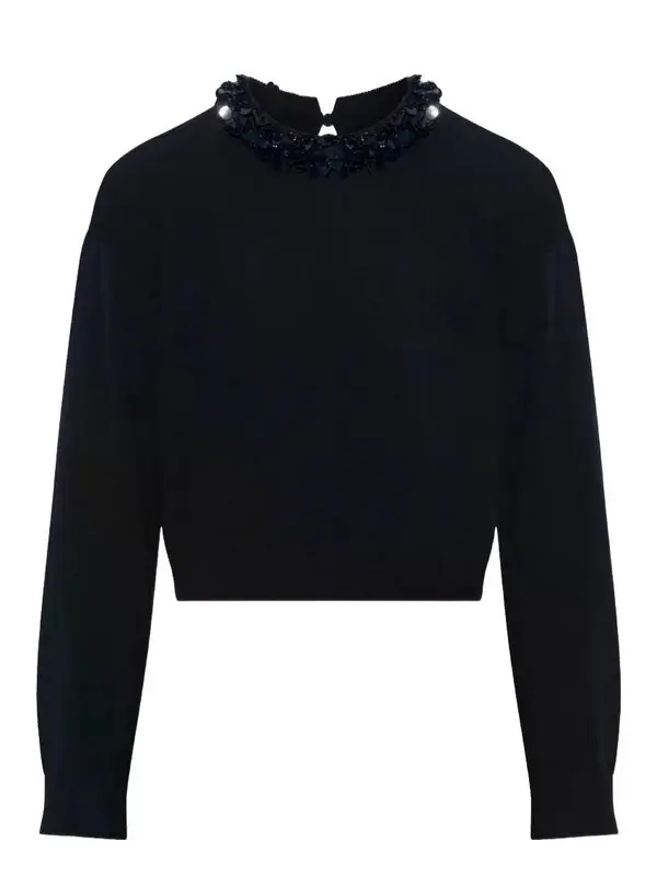 Ulla Johnson Sequin Embellished Amelia Sweater - Blue