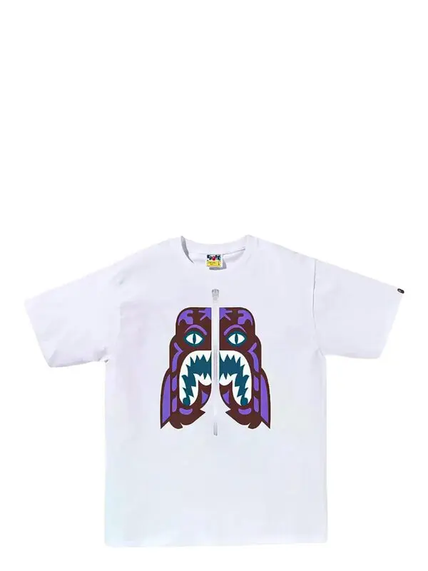 A BATHING APE Colors Tiger Graphic-print T-shirt - White