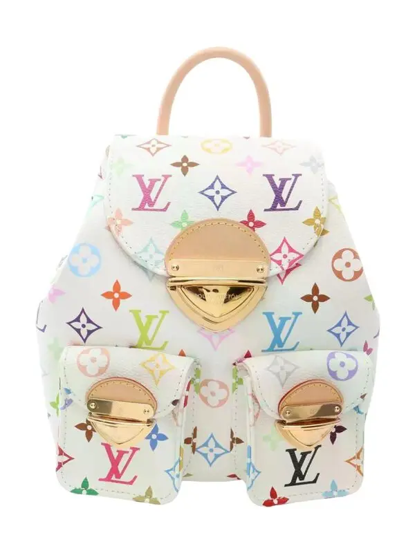 LOUIS VUITTON Murakami Venice Backpack - White