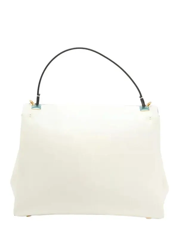 Red Valentino One Stud Leather Tote Bag - Neutrals