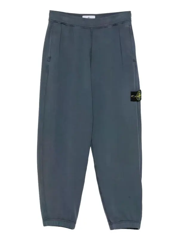 Stone Island Logo-patch Track Pants - Blue